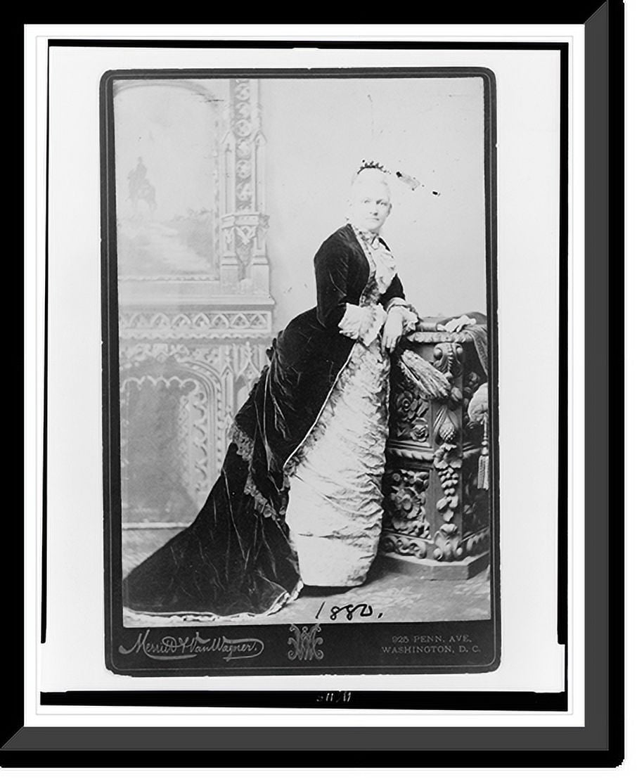 Historic Framed Print, [Mrs. John A. Logan, full-length portrait ...