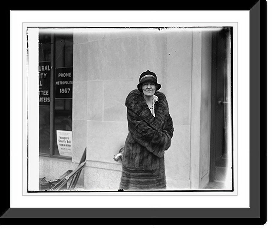 Historic Framed Print, Mrs. John Allan Dougherty, 2/5/29, 17-7/8" x 21 ...