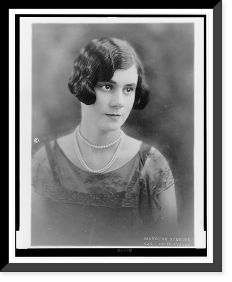 Historic Framed Print, [Mrs. John H. McCooey, Jr., formerly Helen ...