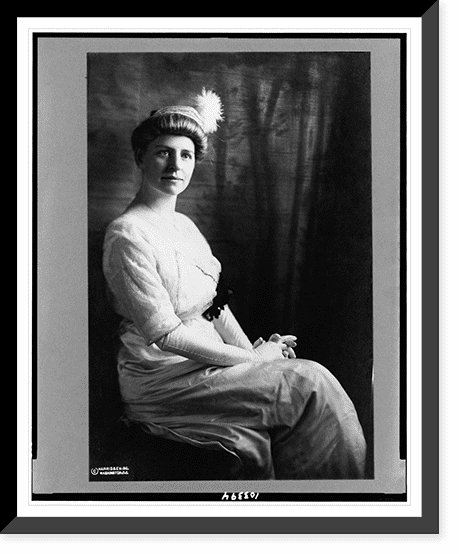 Historic Framed Print, [Mrs. Joseph P. Tumulty, three-quarter length ...