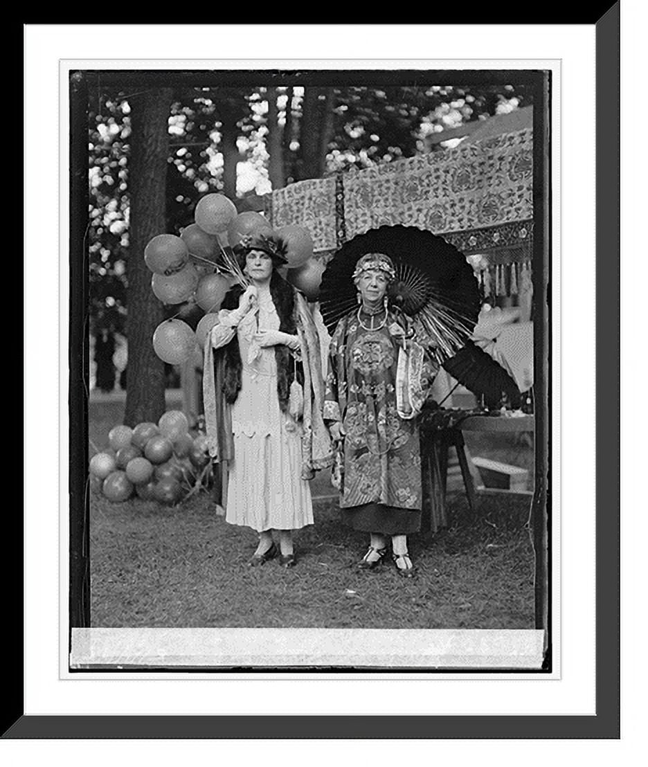 Historic Framed Print, Mrs. Joseph Strauss & Mrs. Ed. Eberle at Twin ...