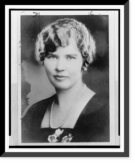 Historic Framed Print, [Mrs. Mabel Gillespie, head-and-shoulders ...