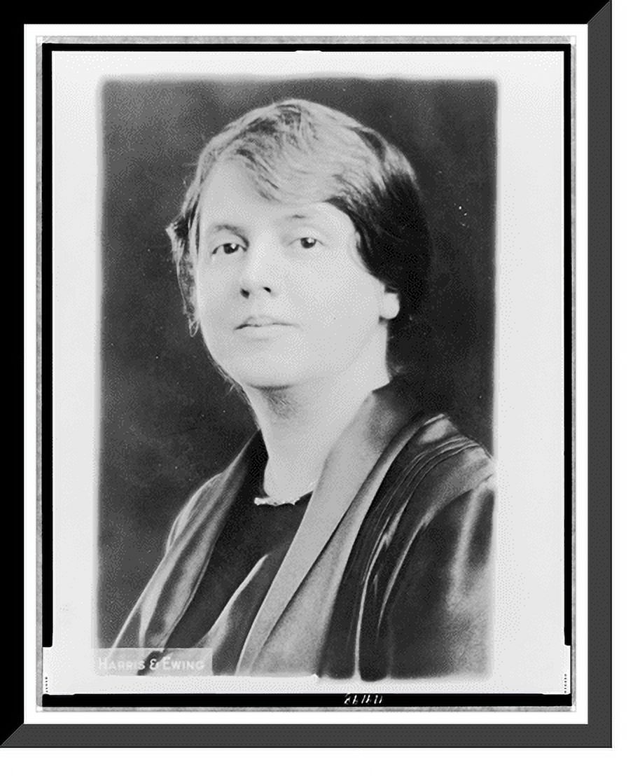 Historic Framed Print, [Mrs. Minnie Fisher Cunningham, head-and-shoulders portrait, facing ...