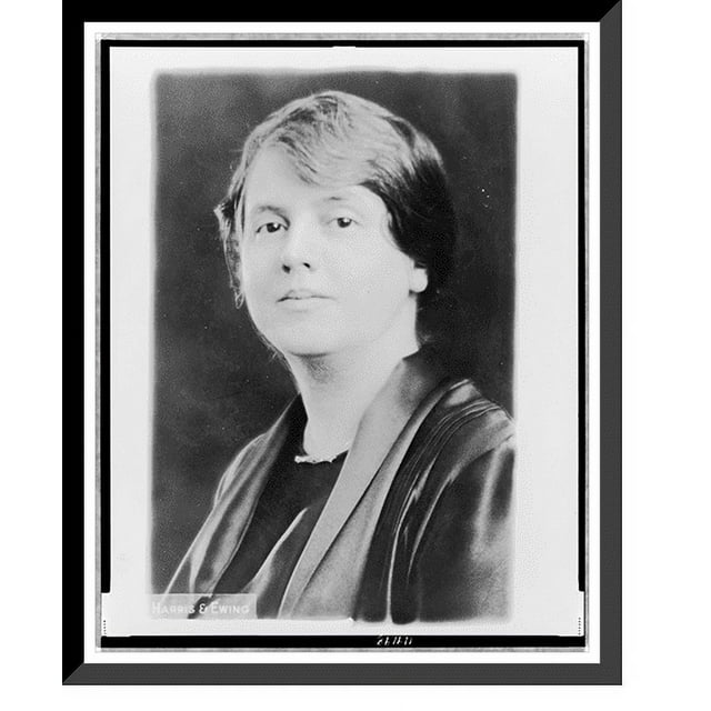 Historic Framed Print, [Mrs. Minnie Fisher Cunningham, head-and ...