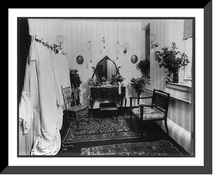 Historic Framed Print, Mrs. [Minnie Maddern] Fiske's dressing room ...