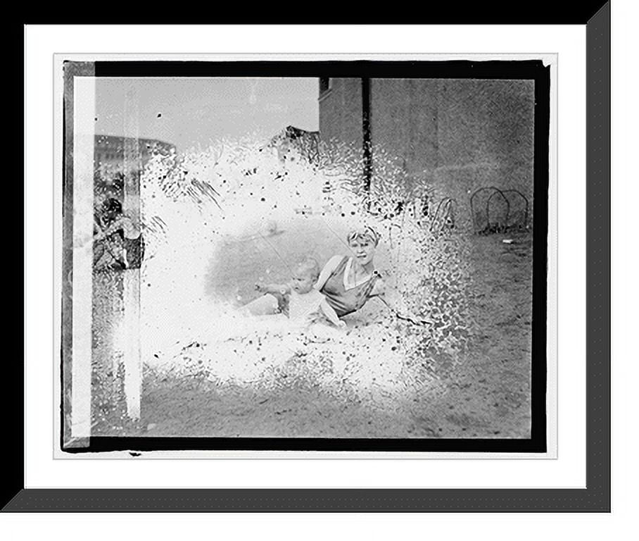 Historic Framed Print, Mrs. N.E. Nuber & Norma, 17-7/8" x 21-7/8 ...