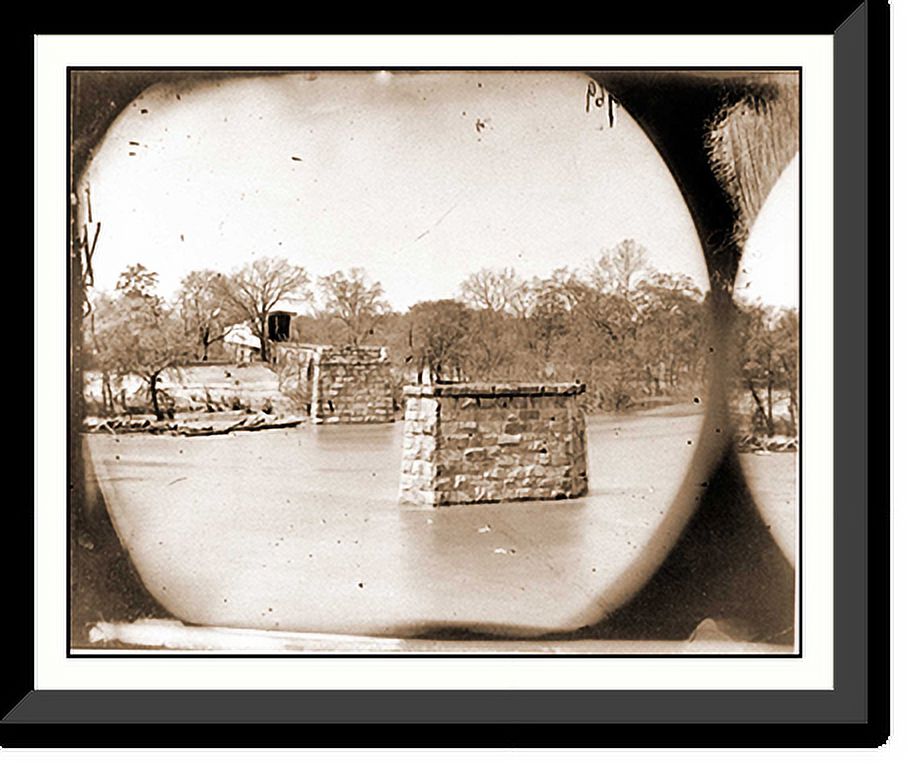 Historic Framed Print, Mrs. Nelsons Crossing Va. Ruins of the Richmond ...