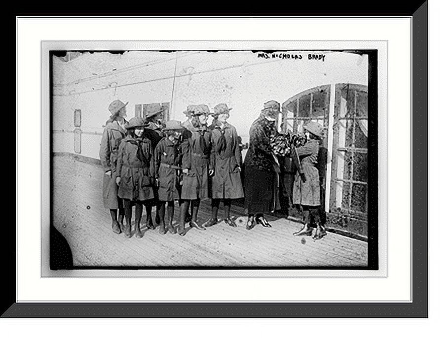 Historic Framed Print, Mrs. Nicholas Brady, 17-7/8" x 21-7/8" - Walmart.com