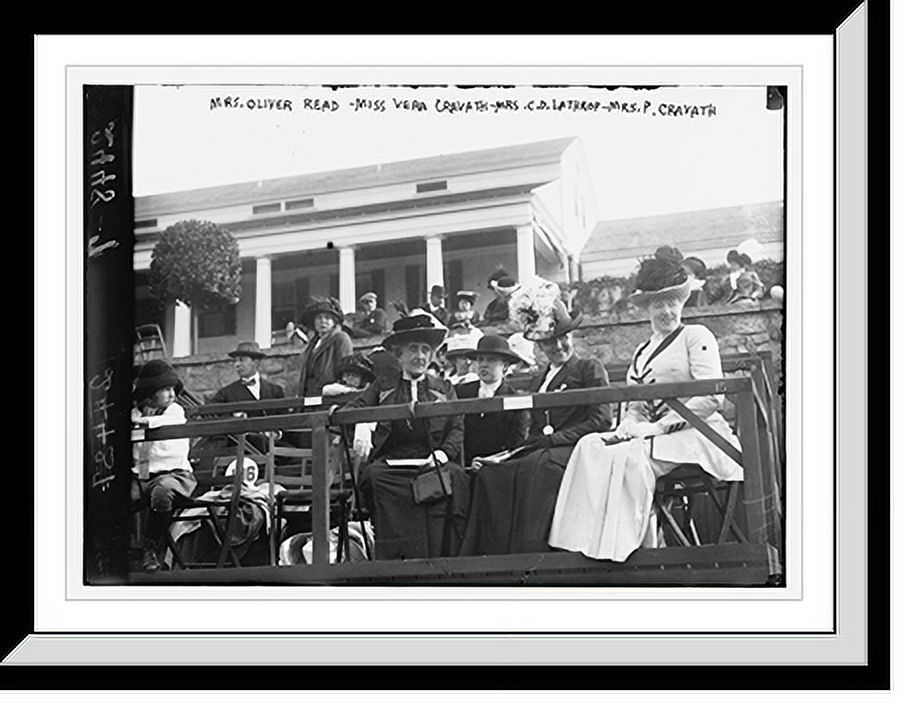 Historic Framed Print, Mrs. Oliver Read, Miss Vera Cravath, Mrs. C.D ...