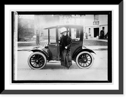 Historic Framed Print, Mrs. Percy Grant, wife, British military attache ...
