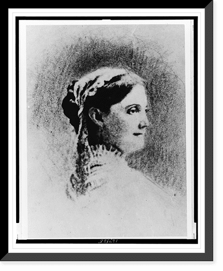 Historic Framed Print, [Mrs. Roger A. Pryor (Sara Agnes Rice), head-and ...