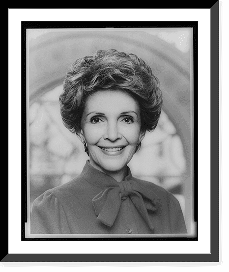 Historic Framed Print, [Mrs. Ronald Reagan, head-and-shoulders portrait ...