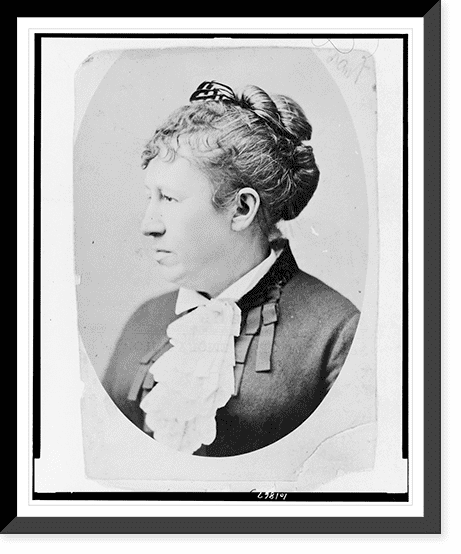 Historic Framed Print, [Mrs. Ulysses S. Grant (Julia Dent Grant), head ... Historic Framed Print, [Mrs. Ulysses S. Grant (Julia Dent Grant), head ...