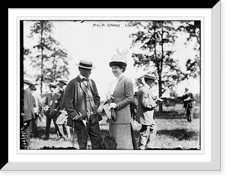 Historic Framed Print, Mrs. W. Goadby Loew - 2, 17-7/8" x 21-7/8 ...