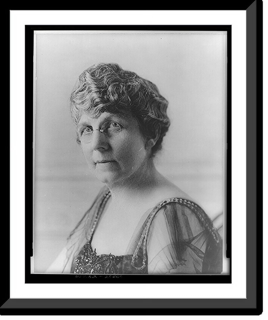 Historic Framed Print, [Mrs. Warren G. Harding, three-quarter length ...