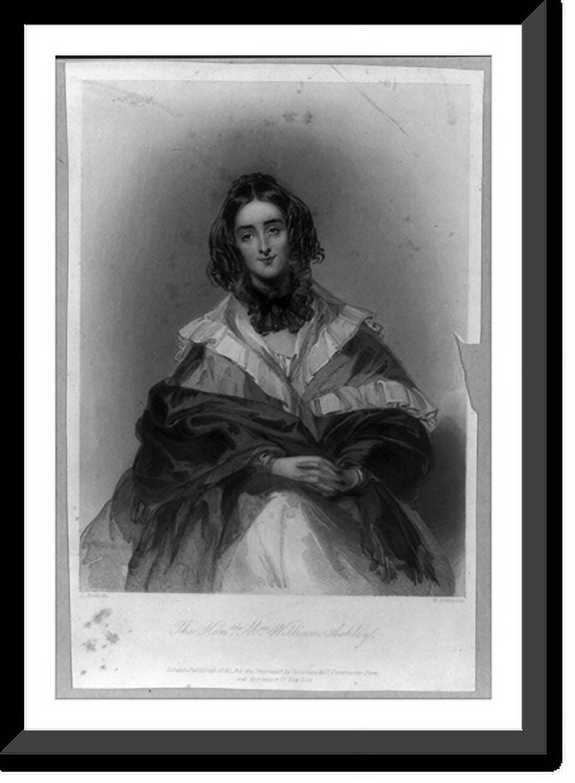 Historic Framed Print, [Mrs. William Ashley, three-quarter length ...