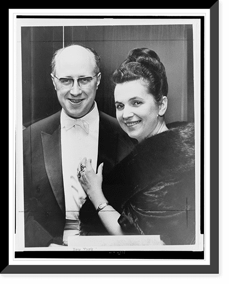 Historic Framed Print, [Mstislav Rostropovich, half-length portrait ...