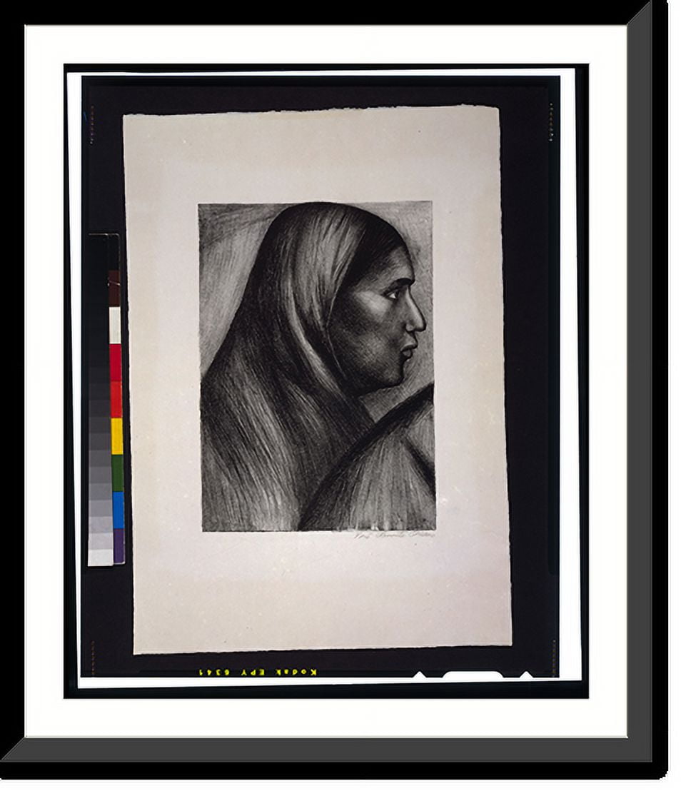 Historic Framed Print, [Mujer Mexicana].José Clemente Orozco., 17-7/8 ...