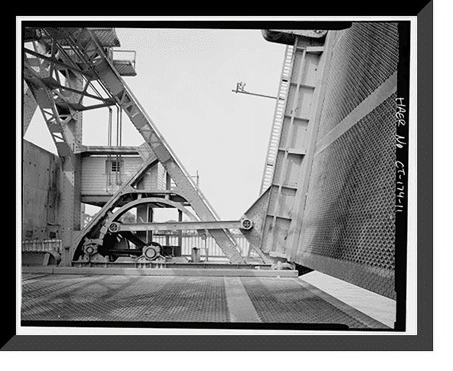 Historic Framed Print, Mystic River Bridge, Spanning Mystic River at U ...