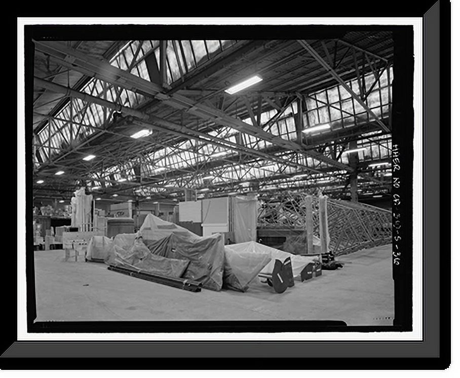 Historic Framed Print, NASA Industrial Plant, Manufacturing & Assembly ...