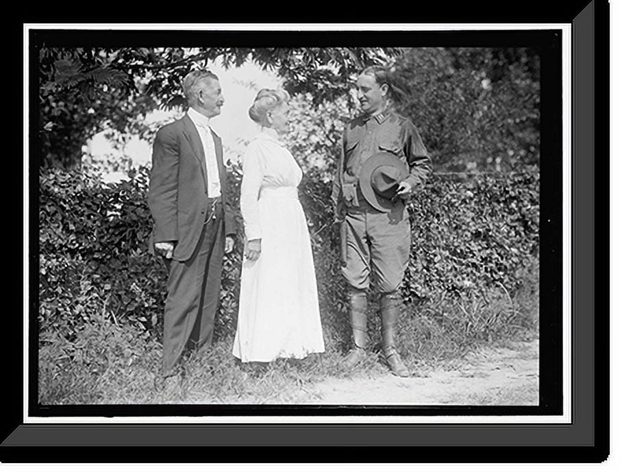 Historic Framed Print, NATIONAL GUARD OF D.C. CAPT. LOUIS WILSON AND ...