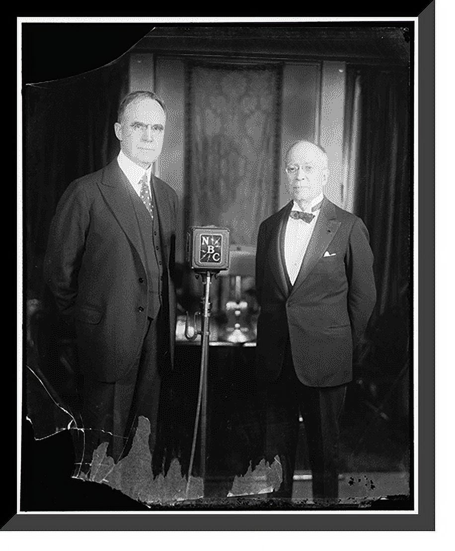 Historic Framed Print, NBC. Sen. Howell of Nebraska and Rep. Jos. M ...