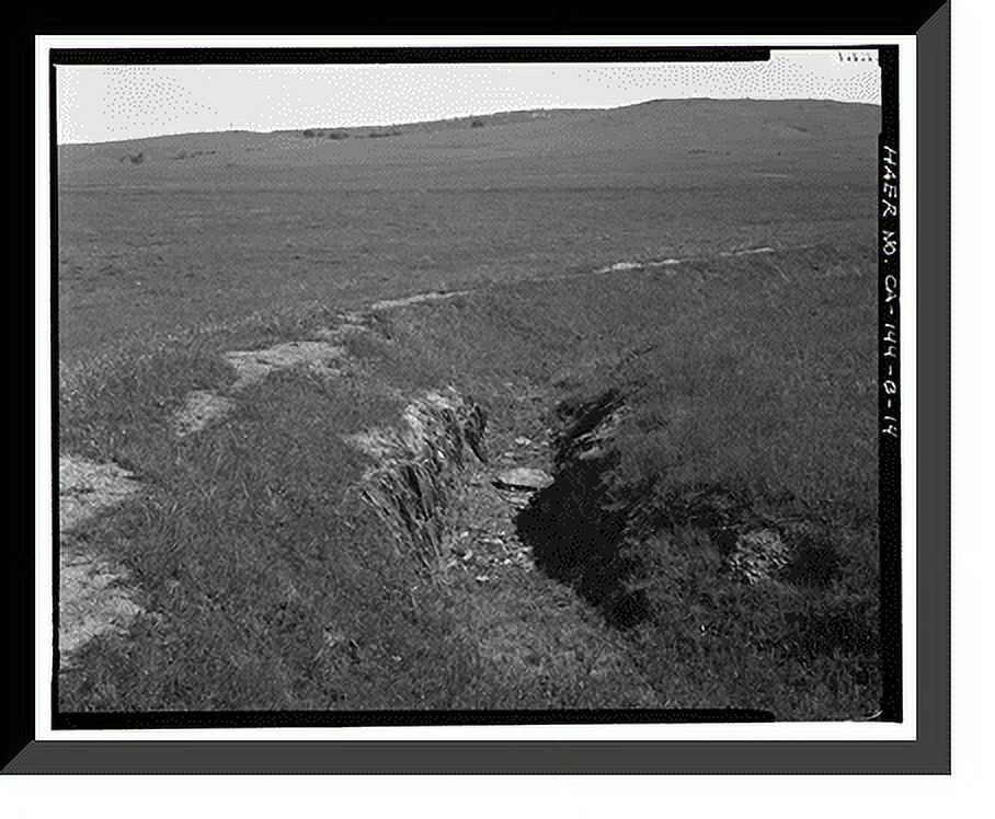 Historic Framed Print, Natomas Ditch System, Rhodes Ditch, West of ...