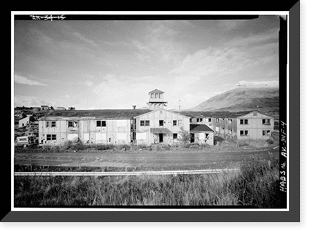 Historic Framed Print, Naval Operating Base Dutch Harbor & Fort Mears ...