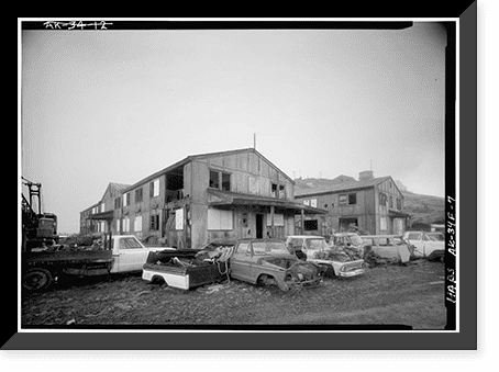 Historic Framed Print, Naval Operating Base Dutch Harbor & Fort Mears ...