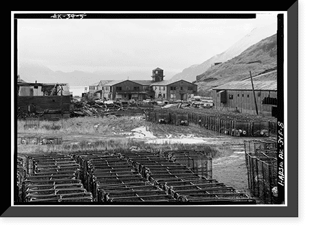 Historic Framed Print, Naval Operating Base Dutch Harbor & Fort Mears ...