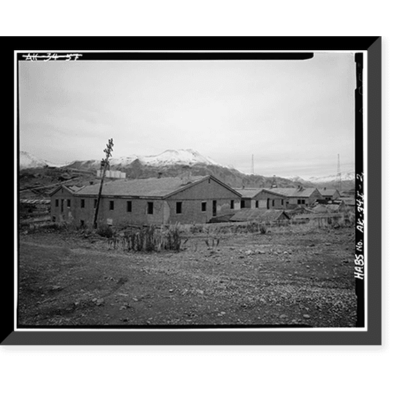 Historic Framed Print, Naval Operating Base Dutch Harbor & Fort Mears ...