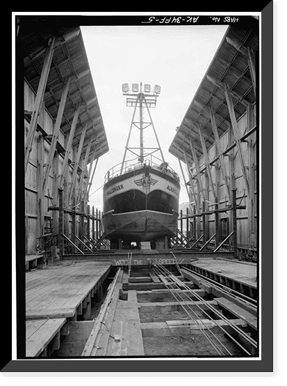 Historic Framed Print, Naval Operating Base Dutch Harbor & Fort Mears ...