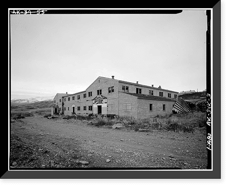 Historic Framed Print, Naval Operating Base Dutch Harbor & Fort Mears ...
