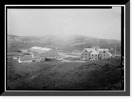 Historic Framed Print, Naval Operating Base Dutch Harbor & Fort Mears ...