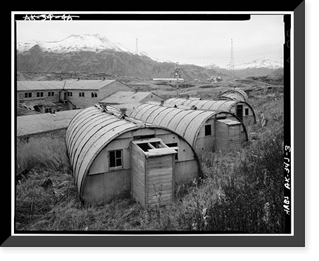 Historic Framed Print, Naval Operating Base Dutch Harbor & Fort Mears ...