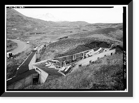 Historic Framed Print, Naval Operating Base Dutch Harbor & Fort Mears ...