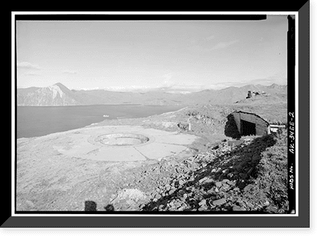 Historic Framed Print, Naval Operating Base Dutch Harbor & Fort Mears ...