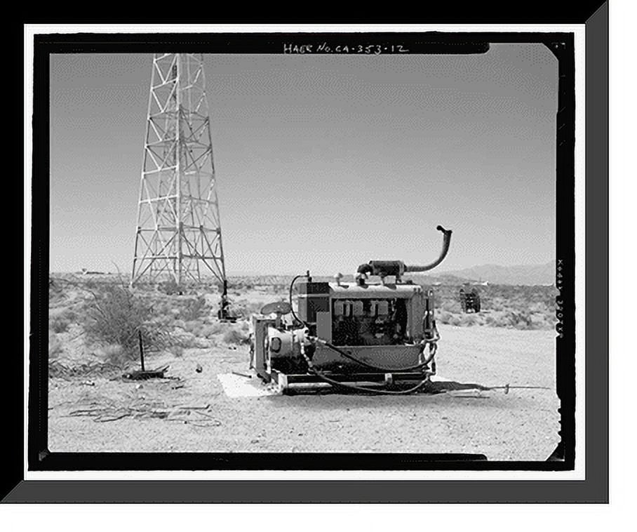 Historic Framed Print, Naval Ordnance Test Station Inyokern, Randsburg ...