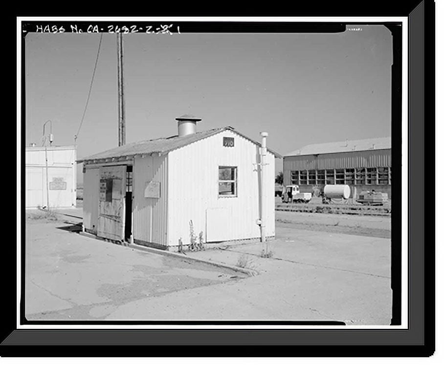 Historic Framed Print, Naval Supply Annex Stockton, Railroad Repair ...