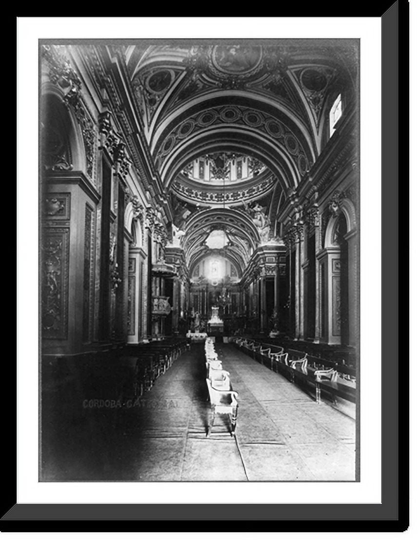 Historic Framed Print, Nave of Catedral, Cátedral, Córdoba, Argentina ...