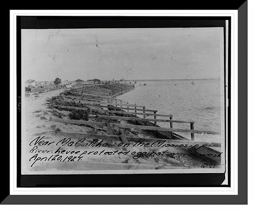 Historic Framed Print, Near McCall, La., on the Mississippi River ...