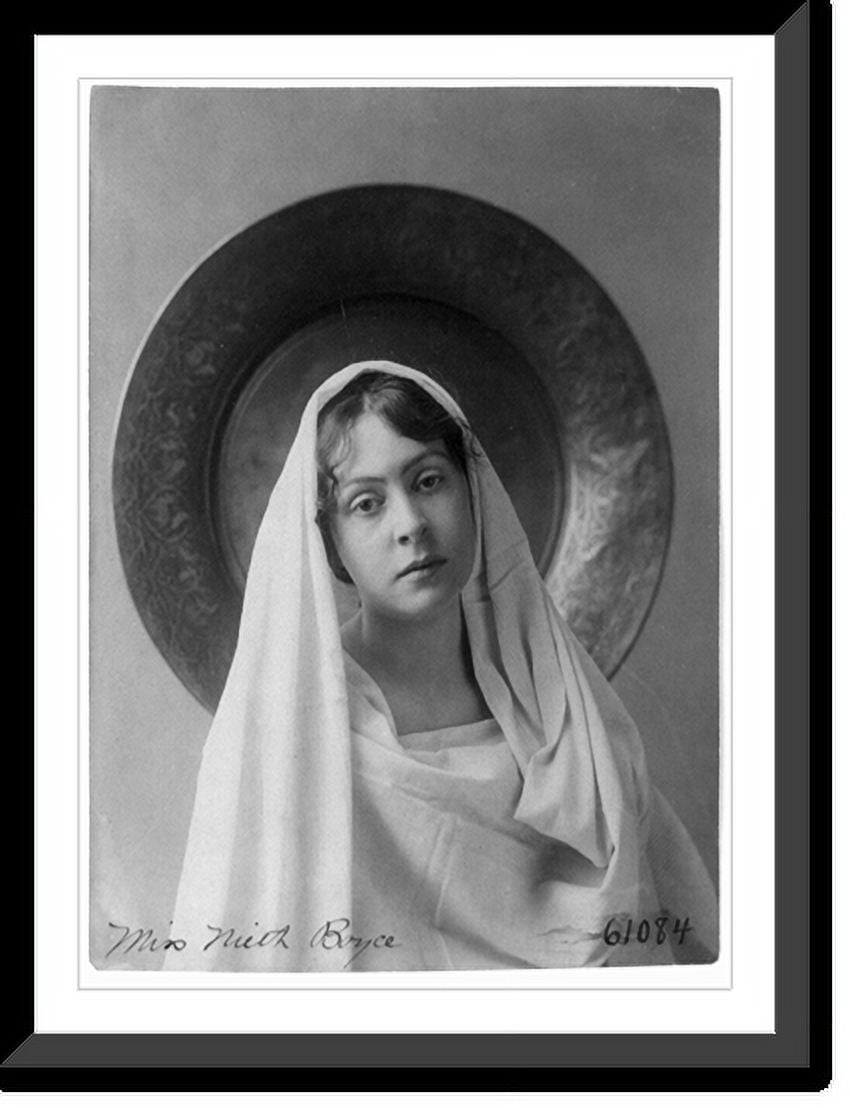 Historic Framed Print, [Neith Boyce Hapgood, half-length portrait ...