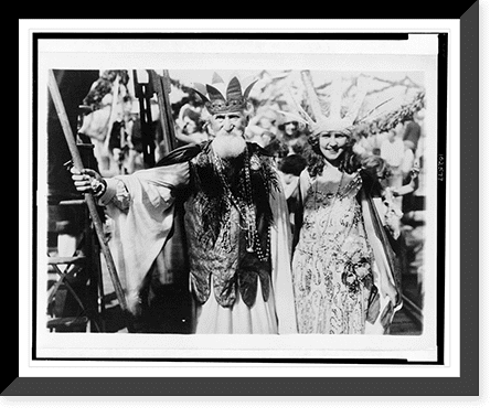 Historic Framed Print, Neptune (Hudson Maxim), Miss America (Margaret ...