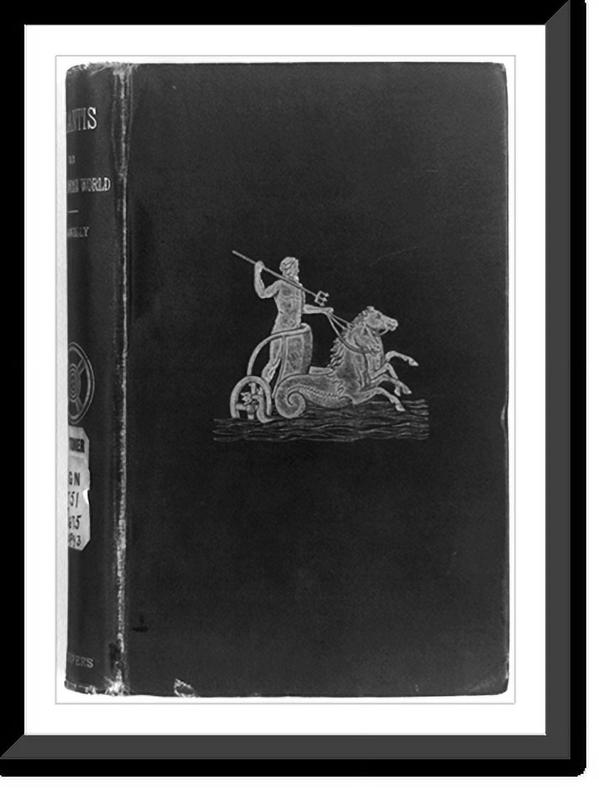 Historic Framed Print, [Neptune in chariot holding a three-pronged ...