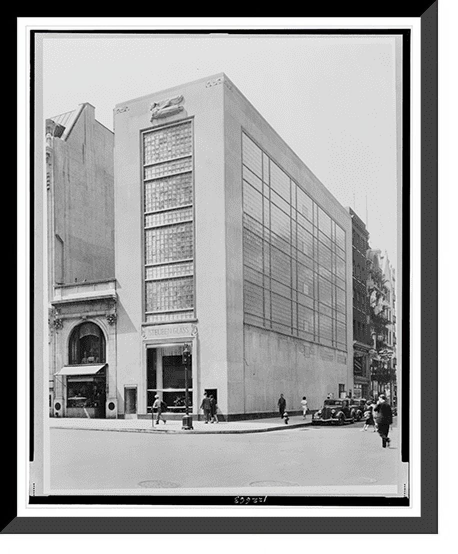 Historic Framed Print, New Corning Glass Works Building, 718 Fifth ...