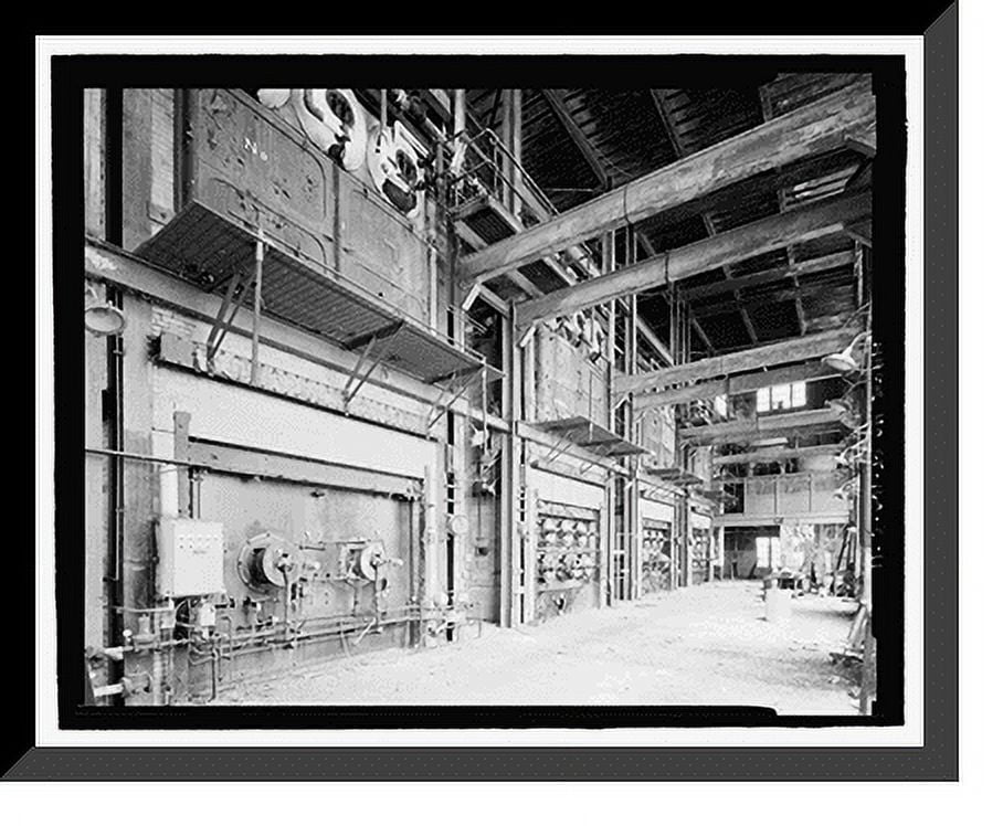 Historic Framed Print, New Haven Rail Yard, Central Steam Plant and Oil ...