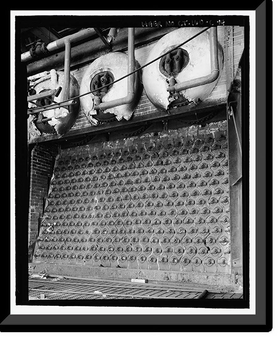 Historic Framed Print, New Haven Rail Yard, Central Steam Plant and Oil ...