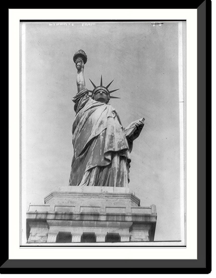 Historic Framed Print, New York City. Bedloe's Island. Statue of Lib ...