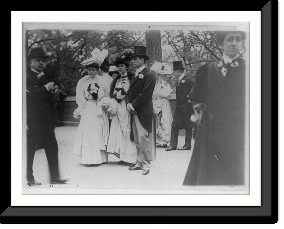 Historic Framed Print, [New York (City). Coaching club group: Miss Ives ...