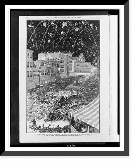 Historic Framed Print, New York. Grand ovation to Governor Cleveland in ...